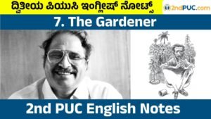 English Notes - 2nd Puc